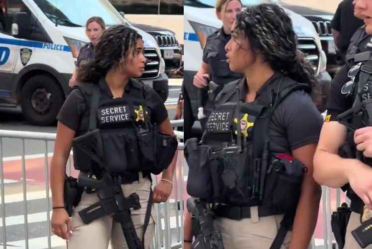 Female secret service agent has everyone talking